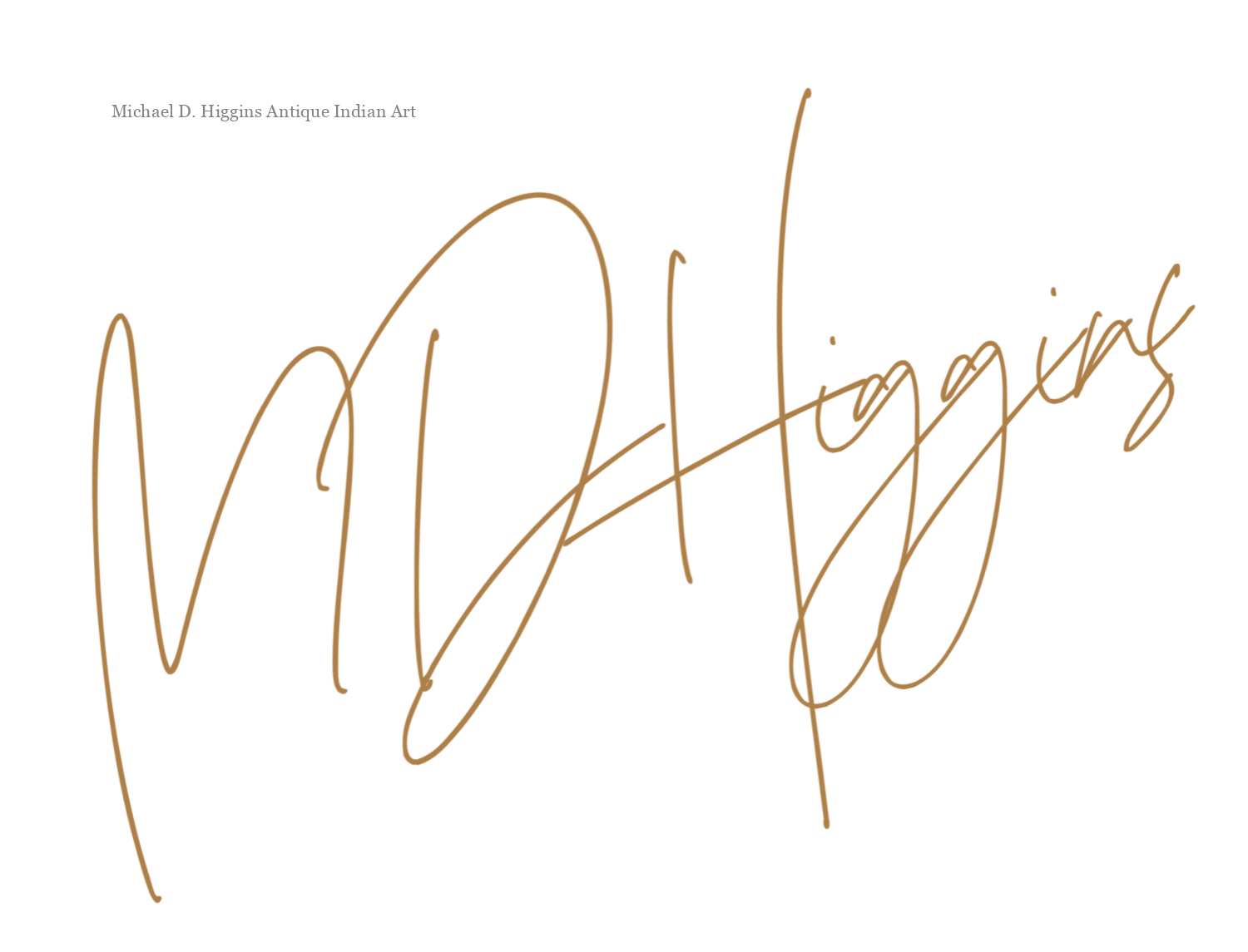 Antique Indian Art - Michael D. Higgins